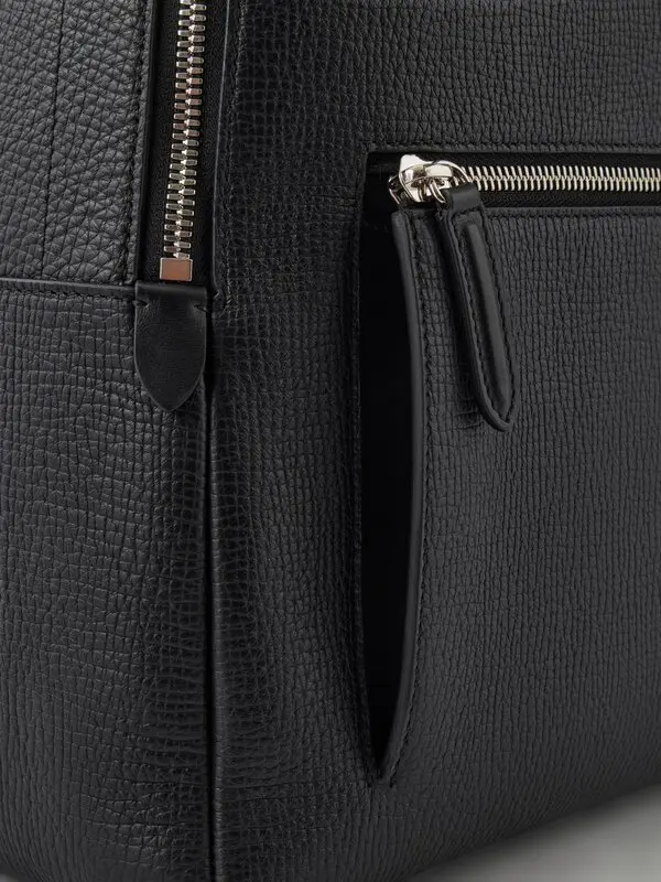 Smythson Full-grain Leather Backpack - Black