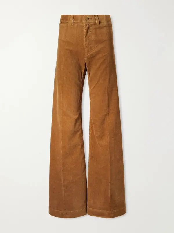 Polo Ralph Lauren Corduroy Wide-leg Pants - Brown