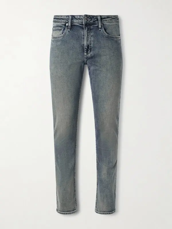 Rag & Bone Slim-leg Stretch-denim Jeans - Blue