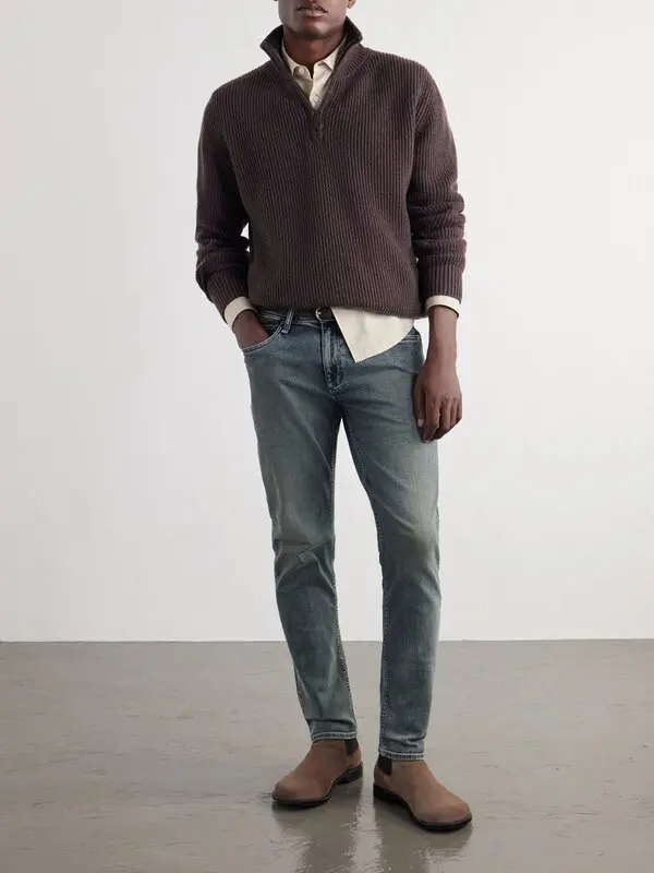 Rag & Bone Slim-leg Stretch-denim Jeans - Blue