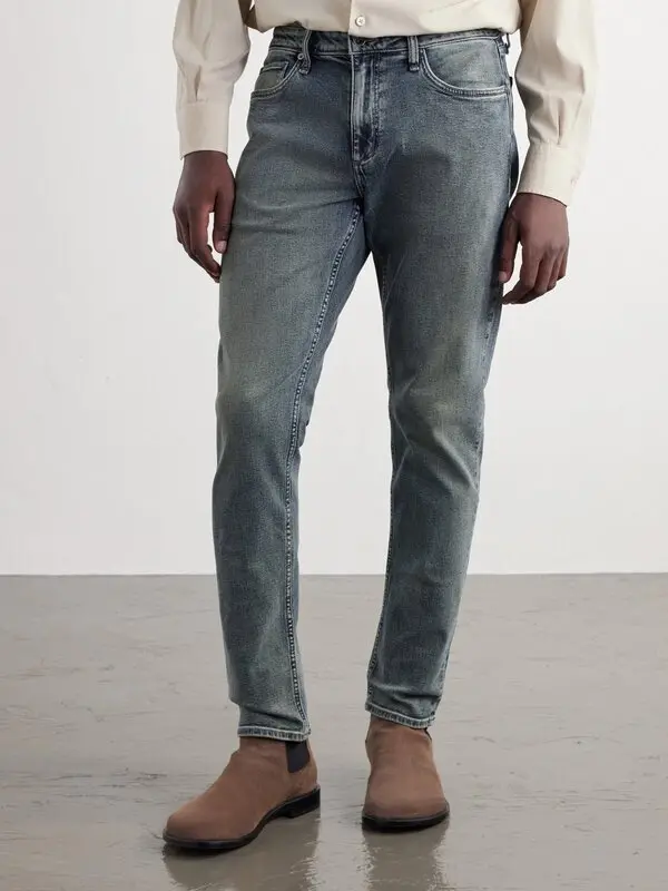 Rag & Bone Slim-leg Stretch-denim Jeans - Blue