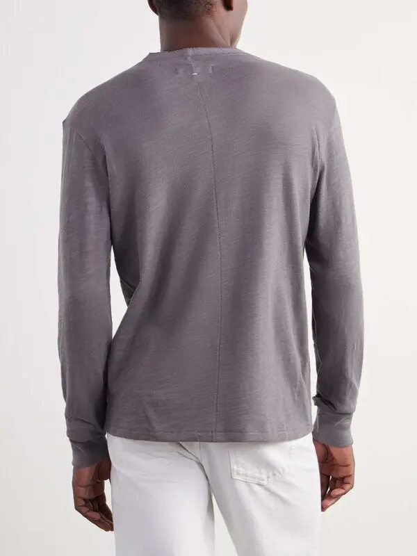 Rag & Bone Cotton-jersey Henley T-shirt