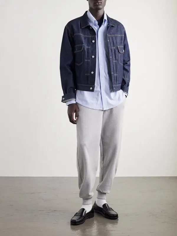 Polo Ralph Lauren Logo-embroidered Striped Cotton Shirt - Blue