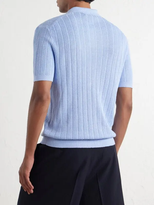 Polo Ralph Lauren Ribbed Linen Polo Shirt