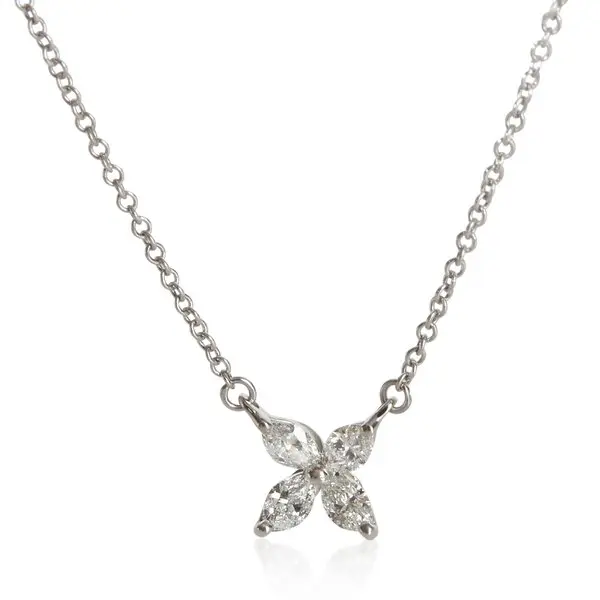 Tiffany & Co. Victoria Diamond Pendant Necklace - Platinum