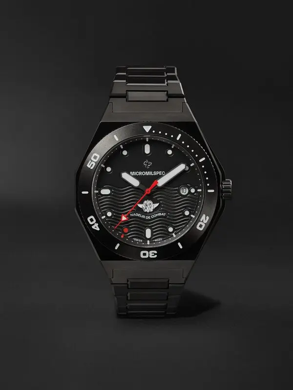 MICROMILSPEC Battle Swimmer Automatic 42mm Stainless Steel Watch