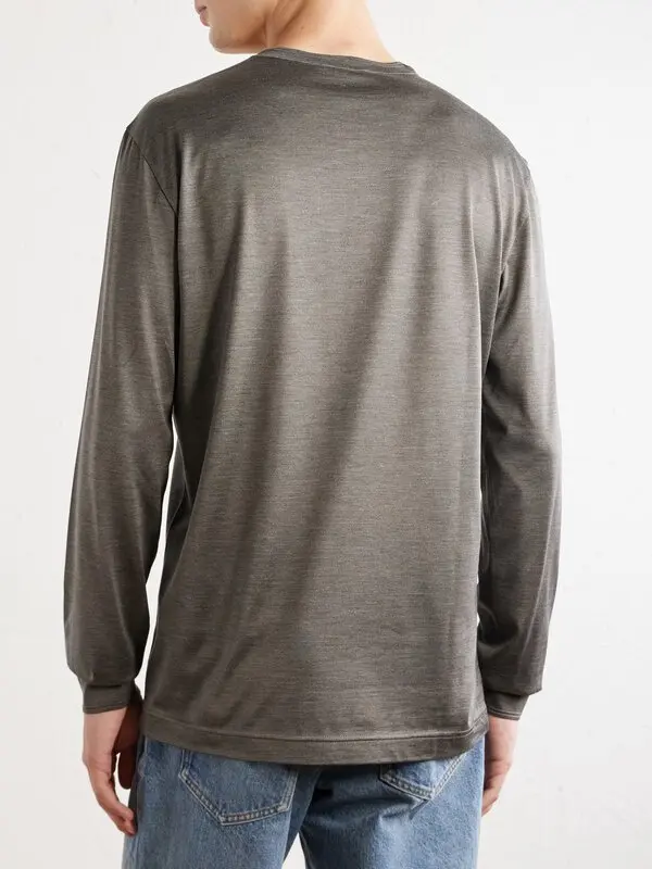 Dolce & Gabbana Pastello Silk-jersey T-shirt