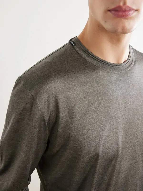 Dolce & Gabbana Pastello Silk-jersey T-shirt