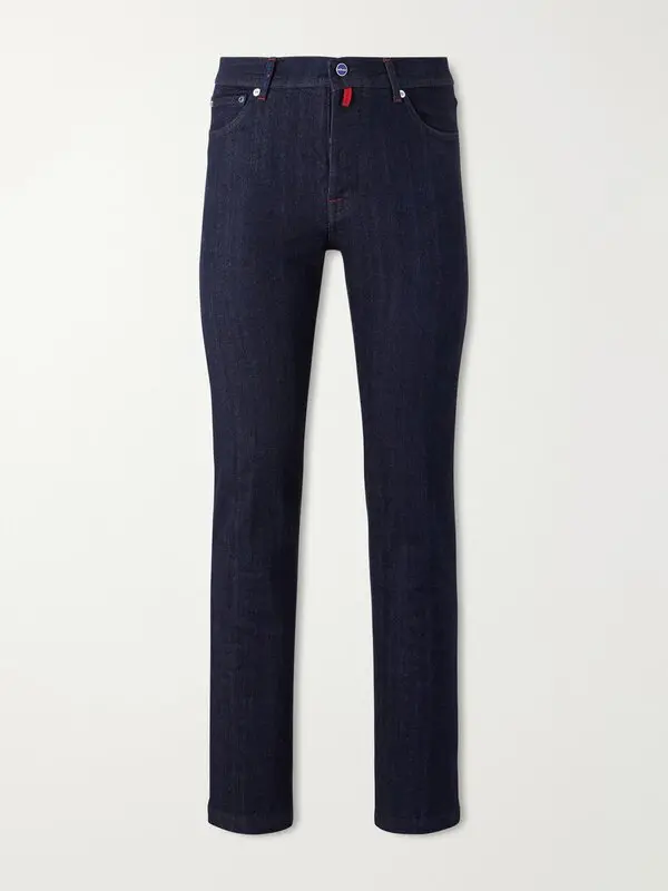 Kiton Straight-leg Jeans - Black