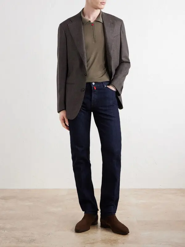 Kiton Straight-leg Jeans - Black