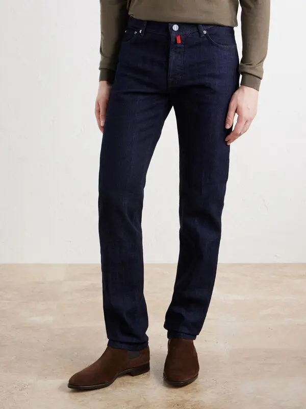 Kiton Straight-leg Jeans - Black