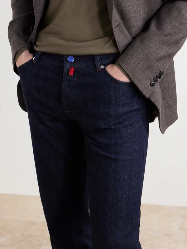 Kiton Straight-leg Jeans - Black