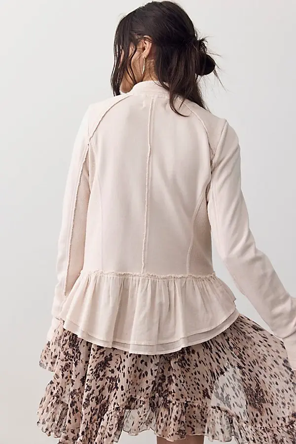 Free People Emerson Cardigan - Grey Lilac