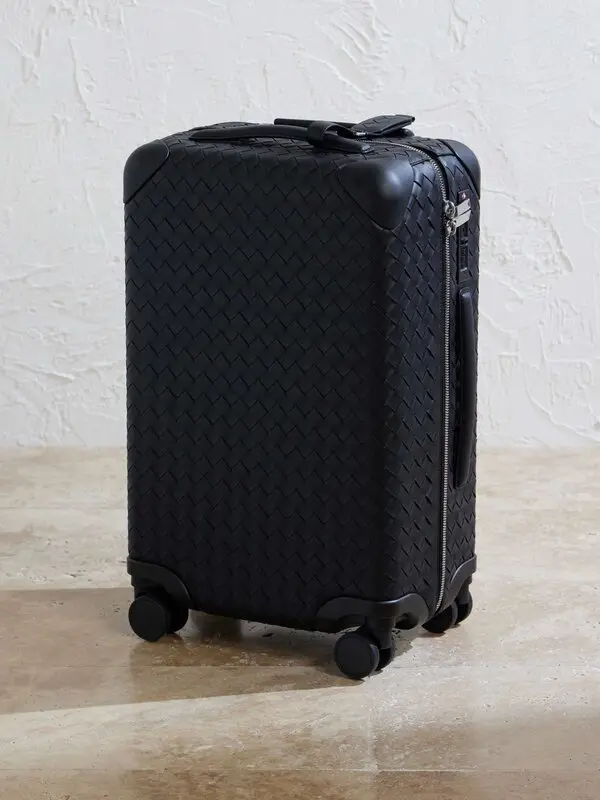 Bottega Veneta Odissey Intrecciato Leather Suitcase