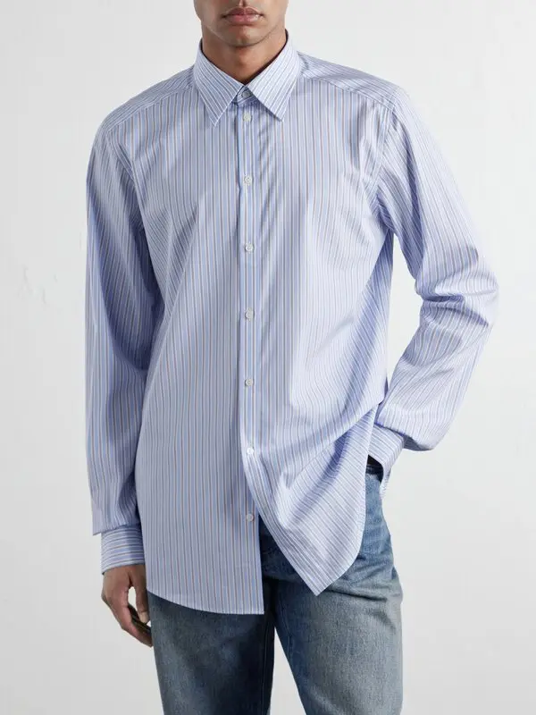 Dolce & Gabbana Striped Cotton-poplin Shirt