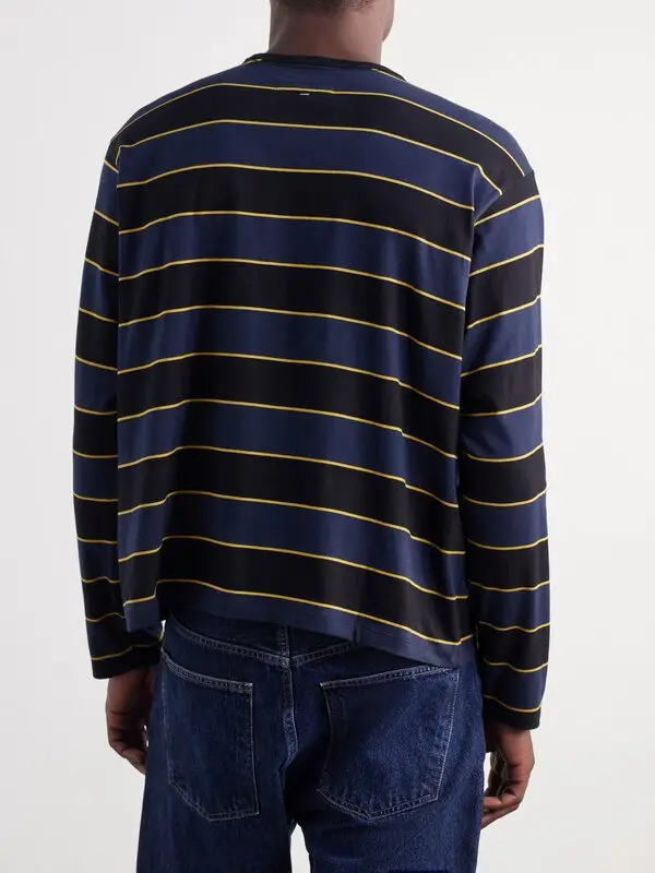 Rag & Bone Striped Cotton-jersey T-shirt