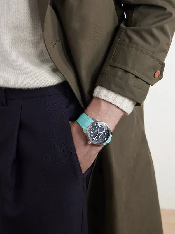 Aera P-1 Moon Automatic Stainless Steel Watch - Blue