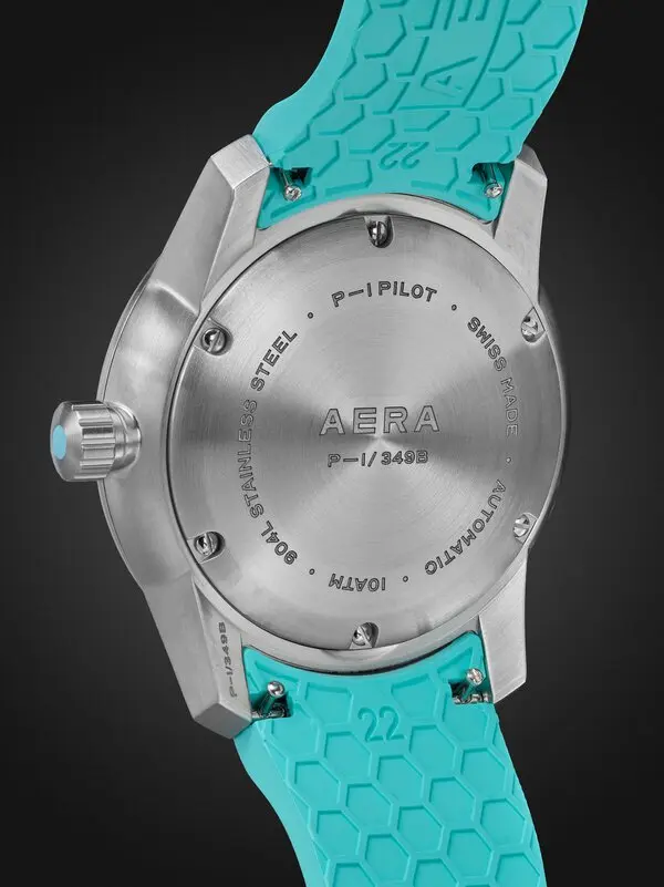Aera P-1 Moon Automatic Stainless Steel Watch - Blue