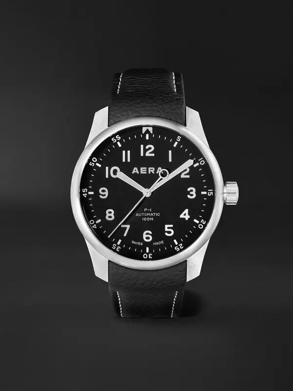 Aera P-1 Pilot Automatic Stainless Steel Watch