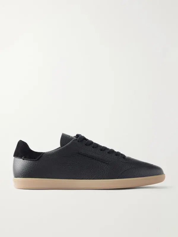 Zegna 232 Full-grain Leather Sneakers