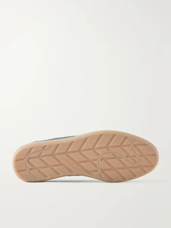Zegna 232 Full-grain Leather Sneakers
