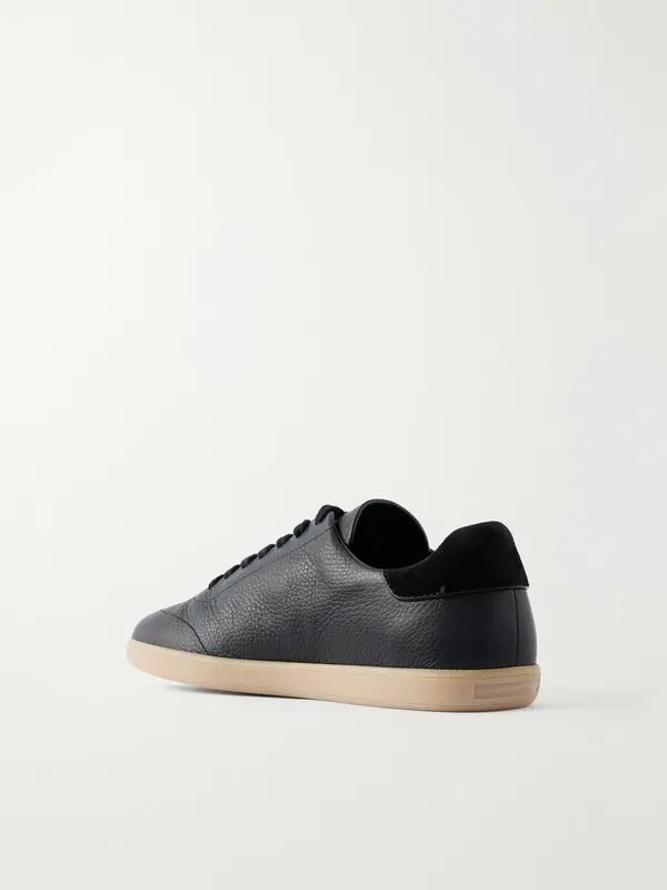 Zegna 232 Full-grain Leather Sneakers