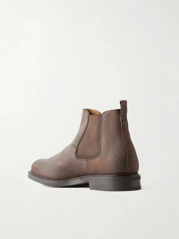 Church's Saenfield' Waxed Suede Chelsea Boots - Brown