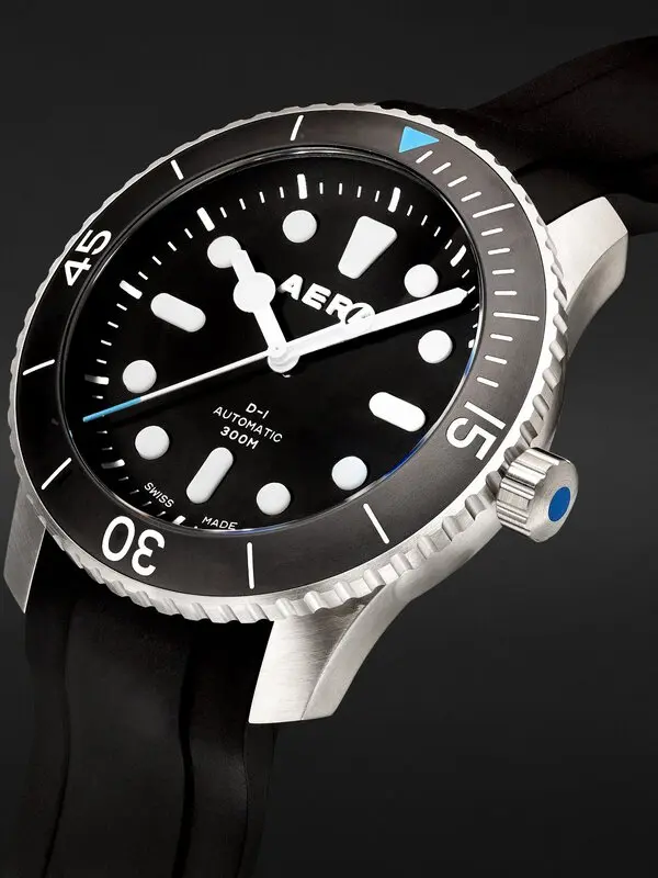 Aera D-1 Automatic Stainless Steel Diver Watch