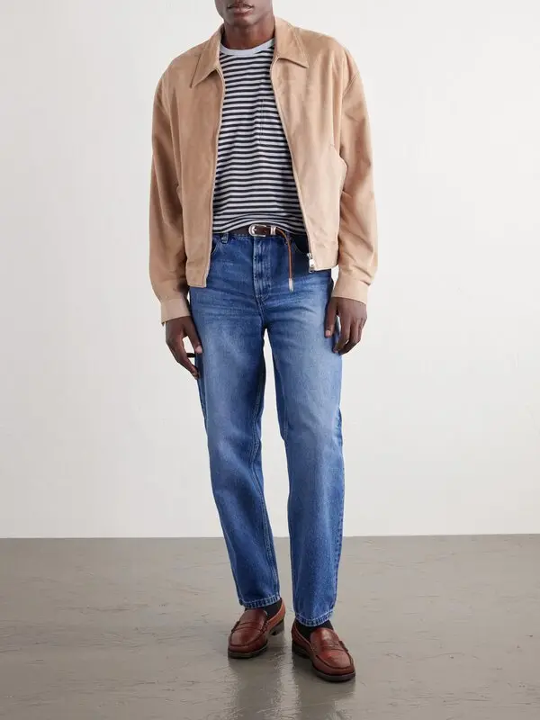 Rag & Bone Striped Cotton-jersey T-shirt