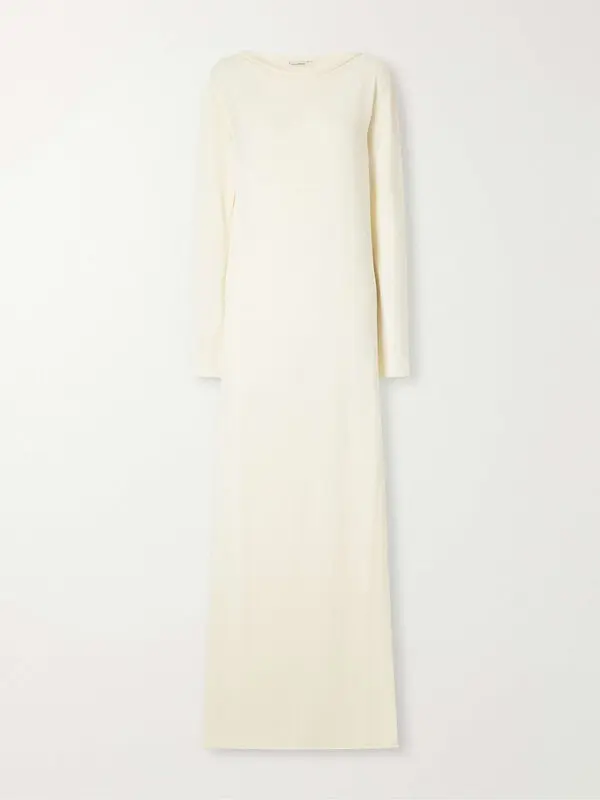 KALLMEYER Rhea Cotton-blend Knitted Maxi Dress