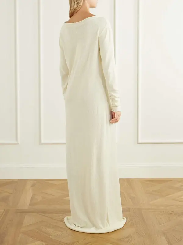 KALLMEYER Rhea Cotton-blend Knitted Maxi Dress