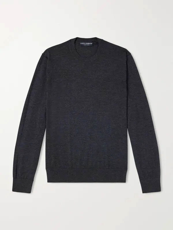 Dolce & Gabbana Cashmere Crewneck Sweater