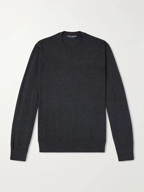 Dolce & Gabbana Cashmere Crewneck Sweater