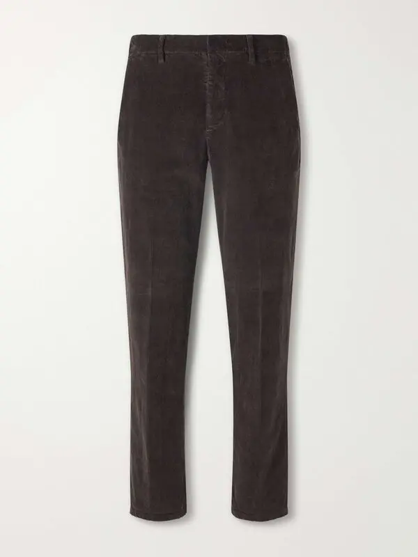 Altea Dumbo Straight-leg Stretch-cotton Corduroy Trousers
