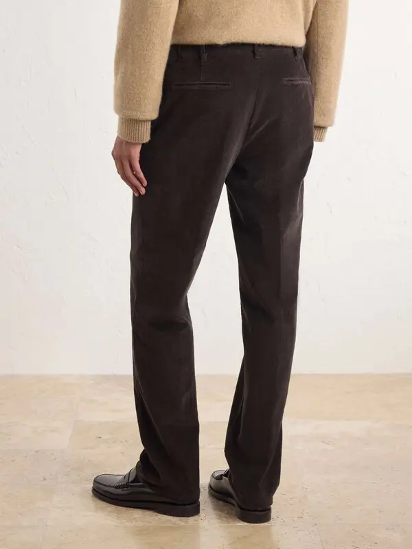 Altea Dumbo Straight-leg Stretch-cotton Corduroy Trousers