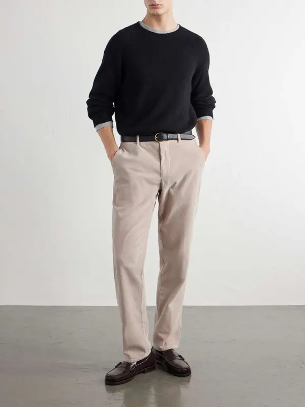 Altea Dumbo Cotton-blend Corduroy Straight-leg Trousers