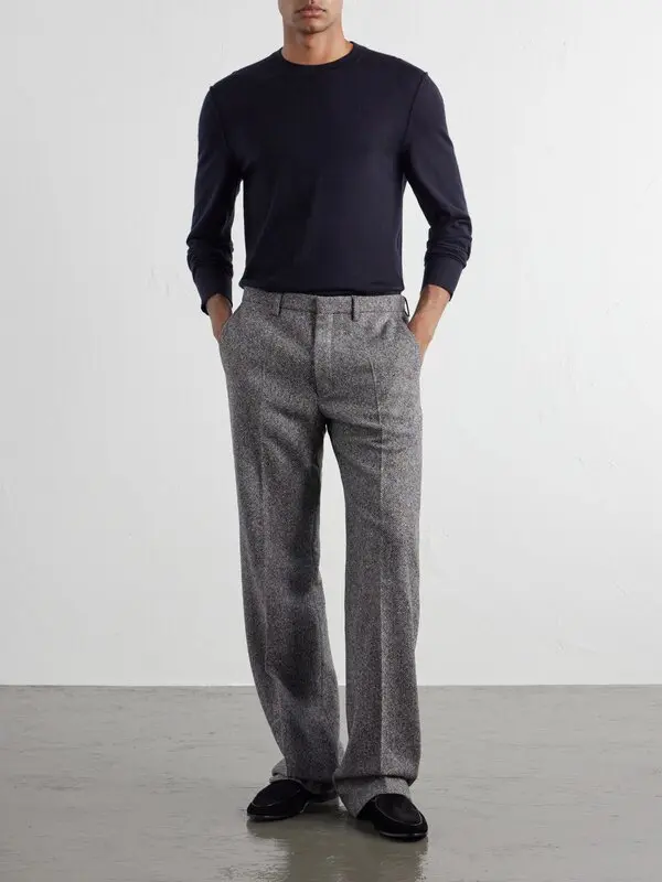 Dolce & Gabbana Cashmere Crew Neck Sweater - Blue