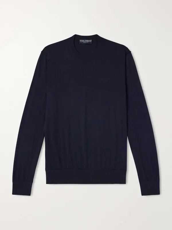 Dolce & Gabbana Cashmere Crewneck Sweater