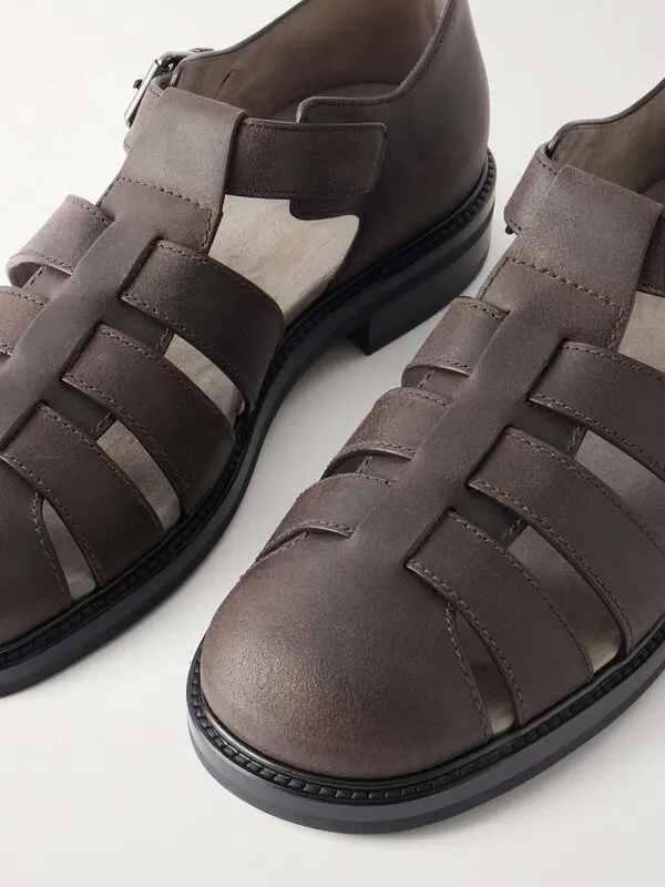 Church's Fisherman Winter Waxed Suede Sandals