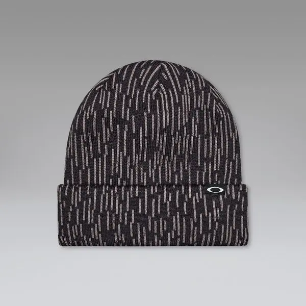 Oakley Fleece-lined Graphic Beanie - Black