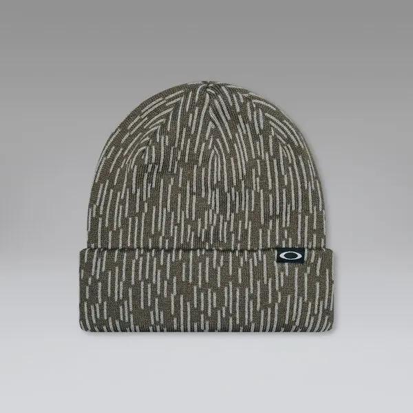 Oakley Fleece-lined Graphic Beanie - Olive