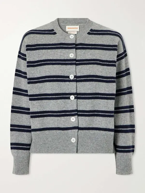 &daughter Ada Striped Wool Cardigan