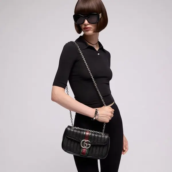 Gucci Jetset Gg Marmont Shoulder Bag