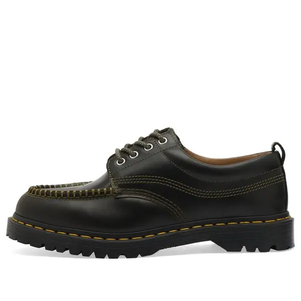 Dr. Martens Lowell 4 Eye Shoe - Olive Mayhem