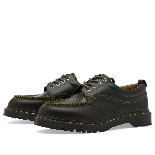 Dr. Martens Lowell 4 Eye Shoe - Olive Mayhem