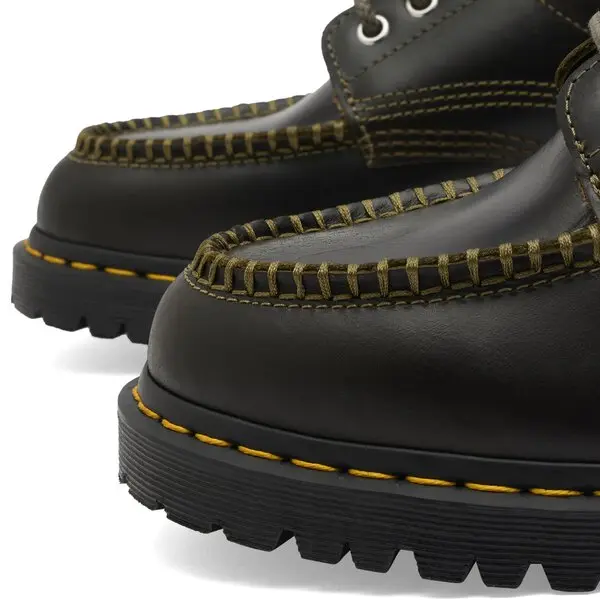 Dr. Martens Lowell 4 Eye Shoe - Olive Mayhem