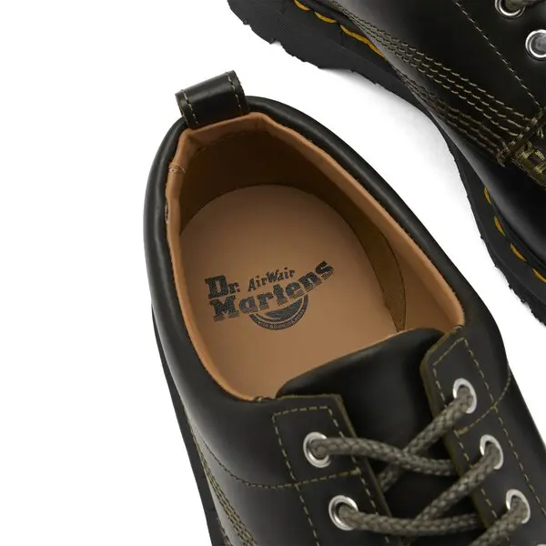 Dr. Martens Lowell 4 Eye Shoe - Olive Mayhem