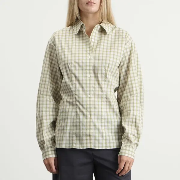 SAMSØE SAMSØE Saalesso Checked Shirt With Adjustable Buckle Detail