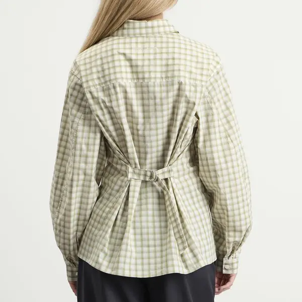 SAMSØE SAMSØE Saalesso Checked Shirt With Adjustable Buckle Detail