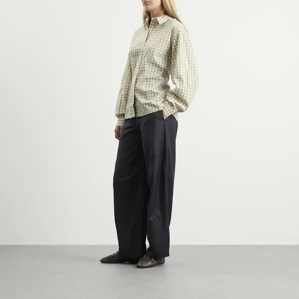 SAMSØE SAMSØE Saalesso Checked Shirt With Adjustable Buckle Detail